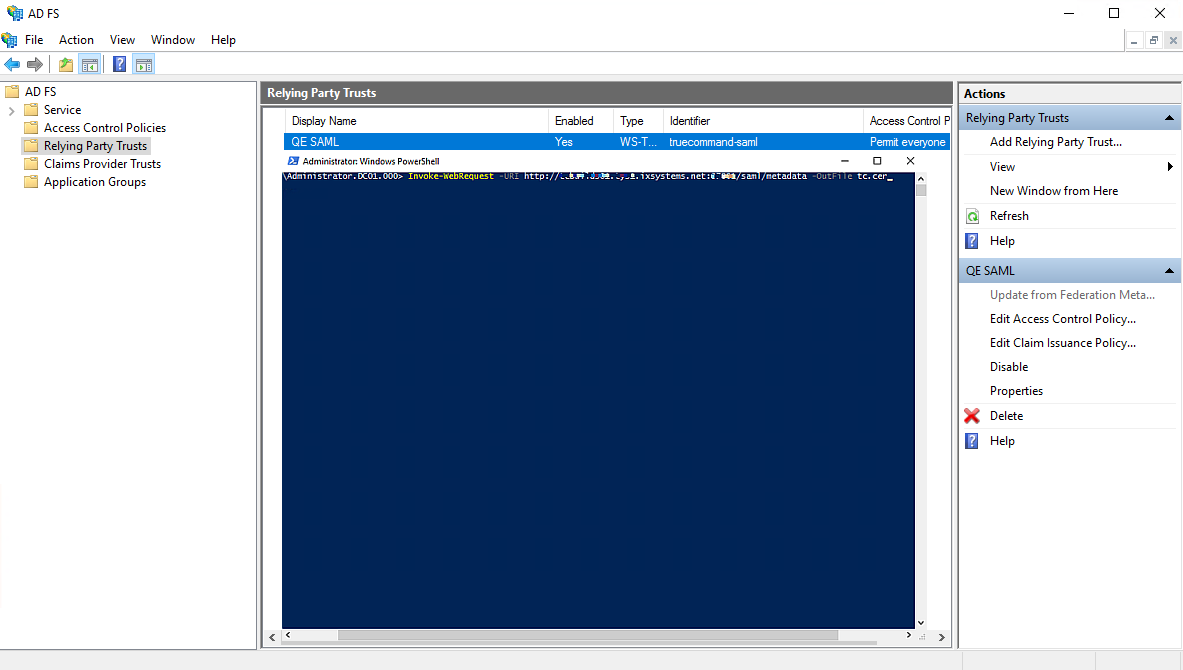 Configuring TrueCommand SAML Service for Active Directory | TrueNAS Documentation Hub