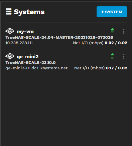 Fleet Dashboard | TrueNAS Documentation Hub