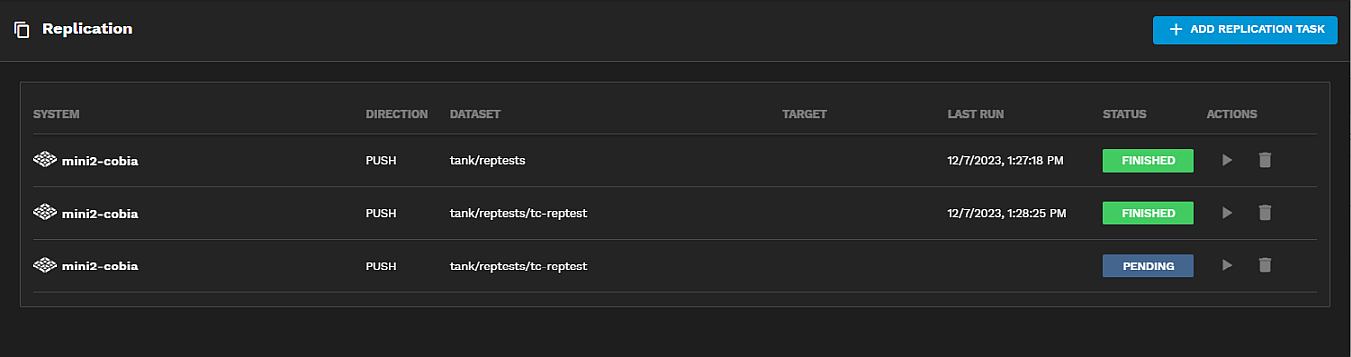 Replication | TrueNAS Documentation Hub